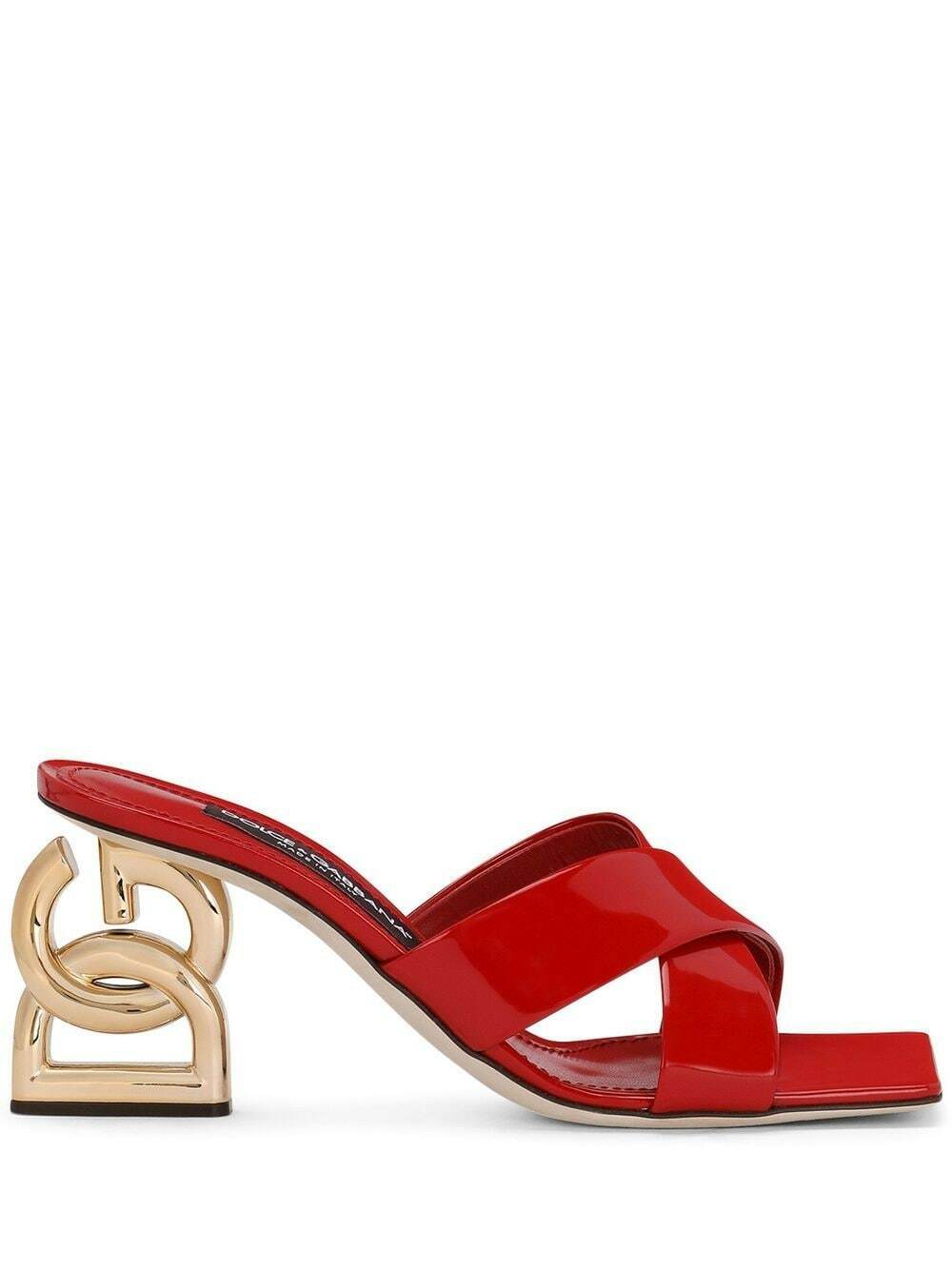 DOLCE & GABBANA - Dg Pop Leather Sandals Dolce & Gabbana