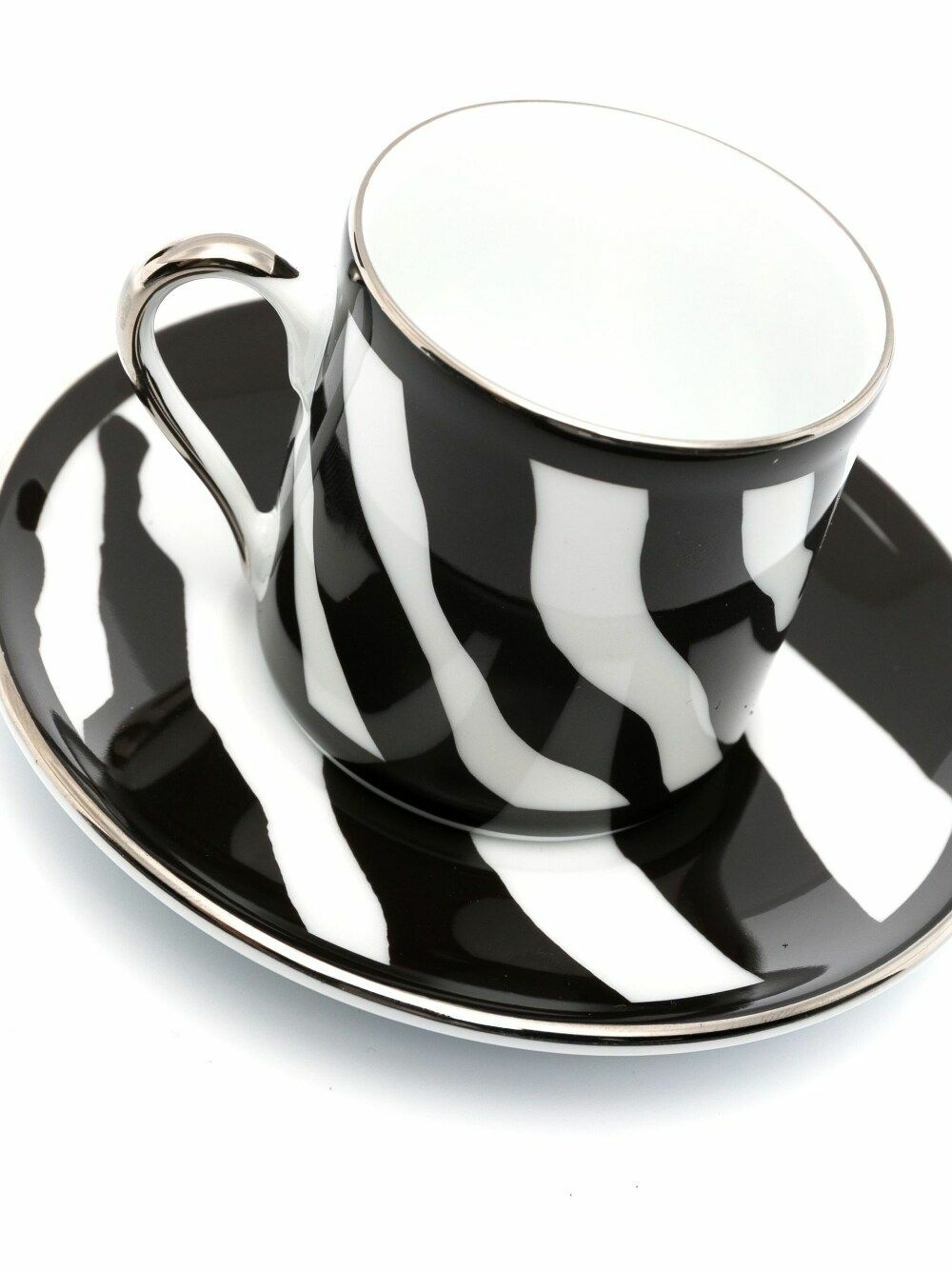 Dolce & Gabbana Black And White Zebra Porcelain Tea Set Dolce & Gabbana