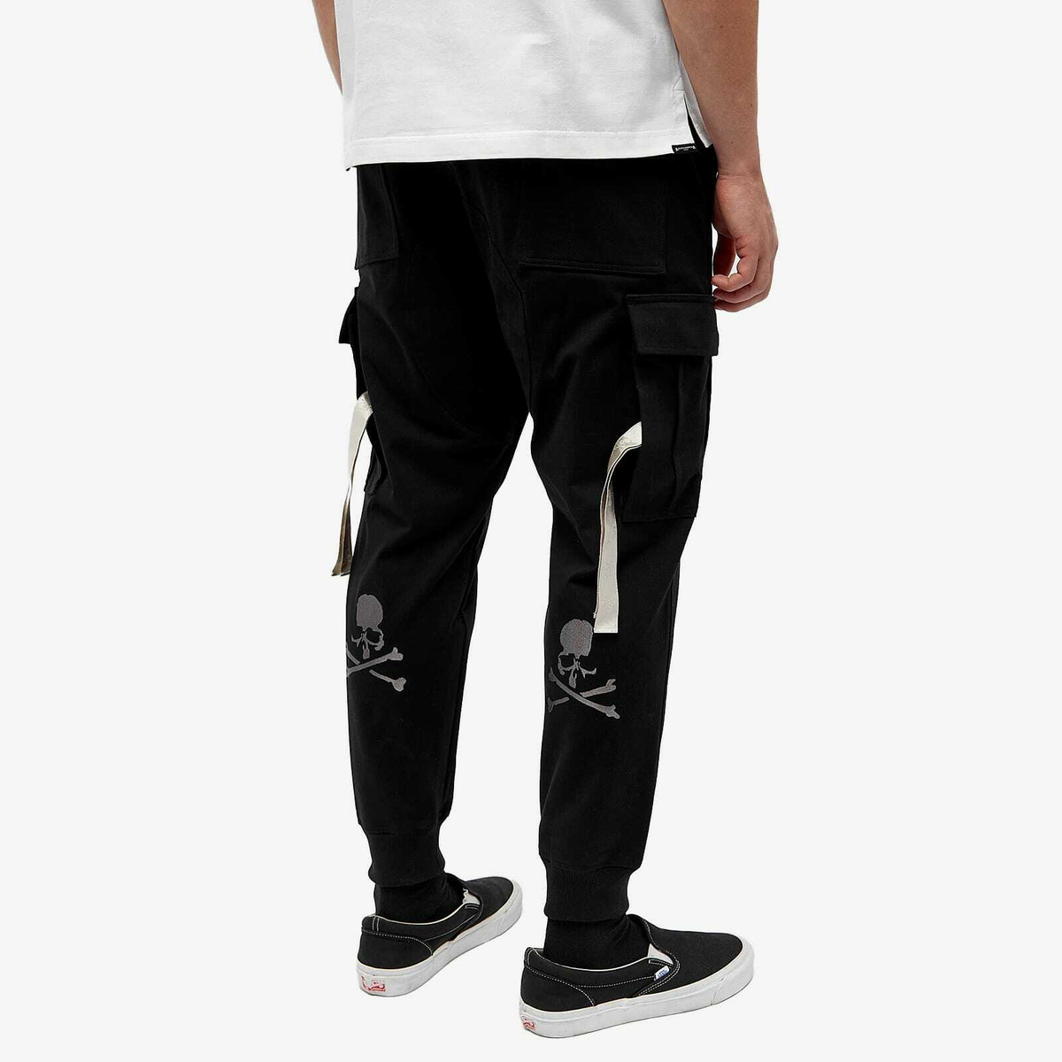 MASTERMIND WORLD Men's High Density Cotton Cargo Pants in Black ...