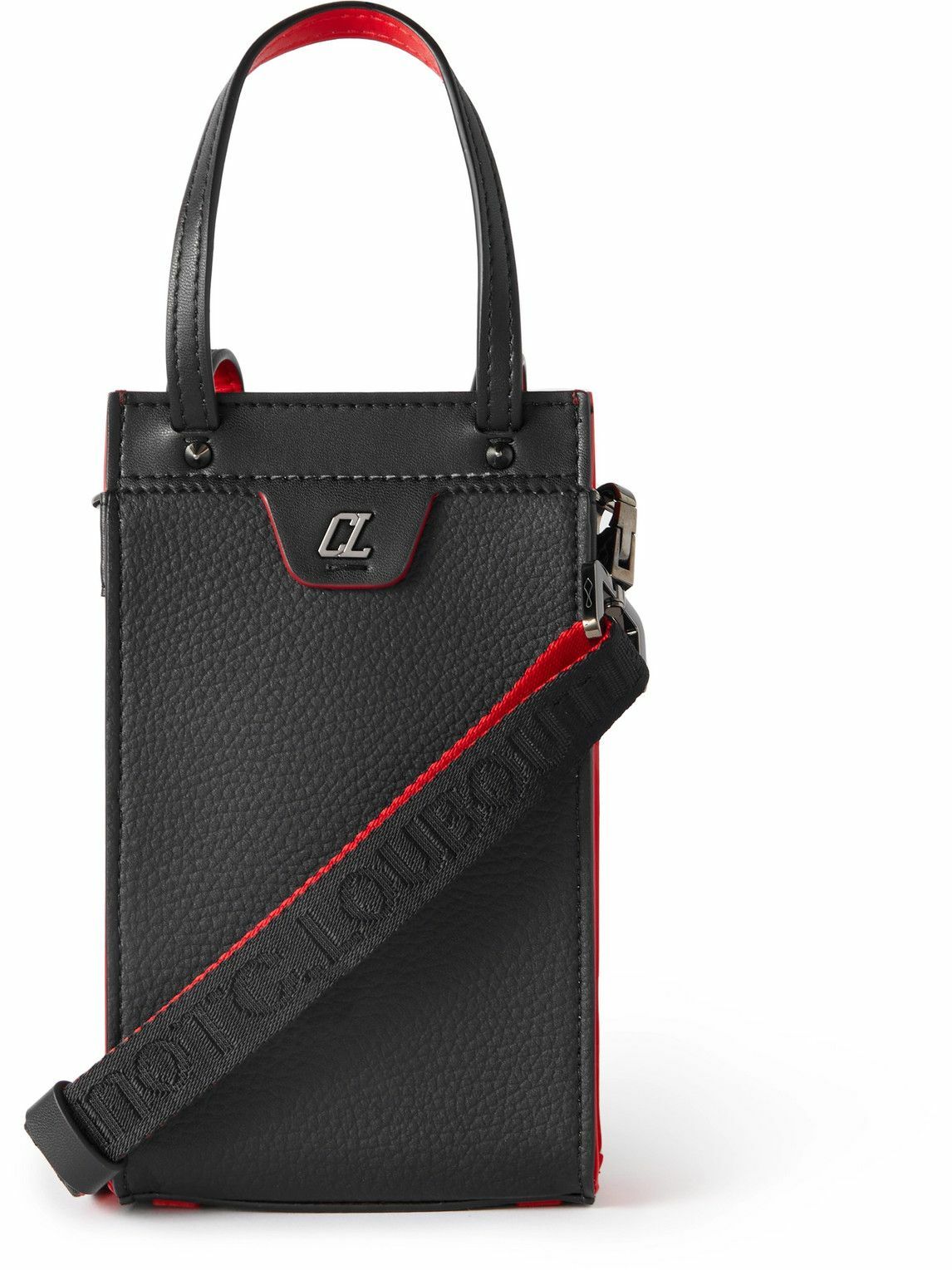 Christian Louboutin - Ruistote Recycled Textured-Shell Messenger Bag ...