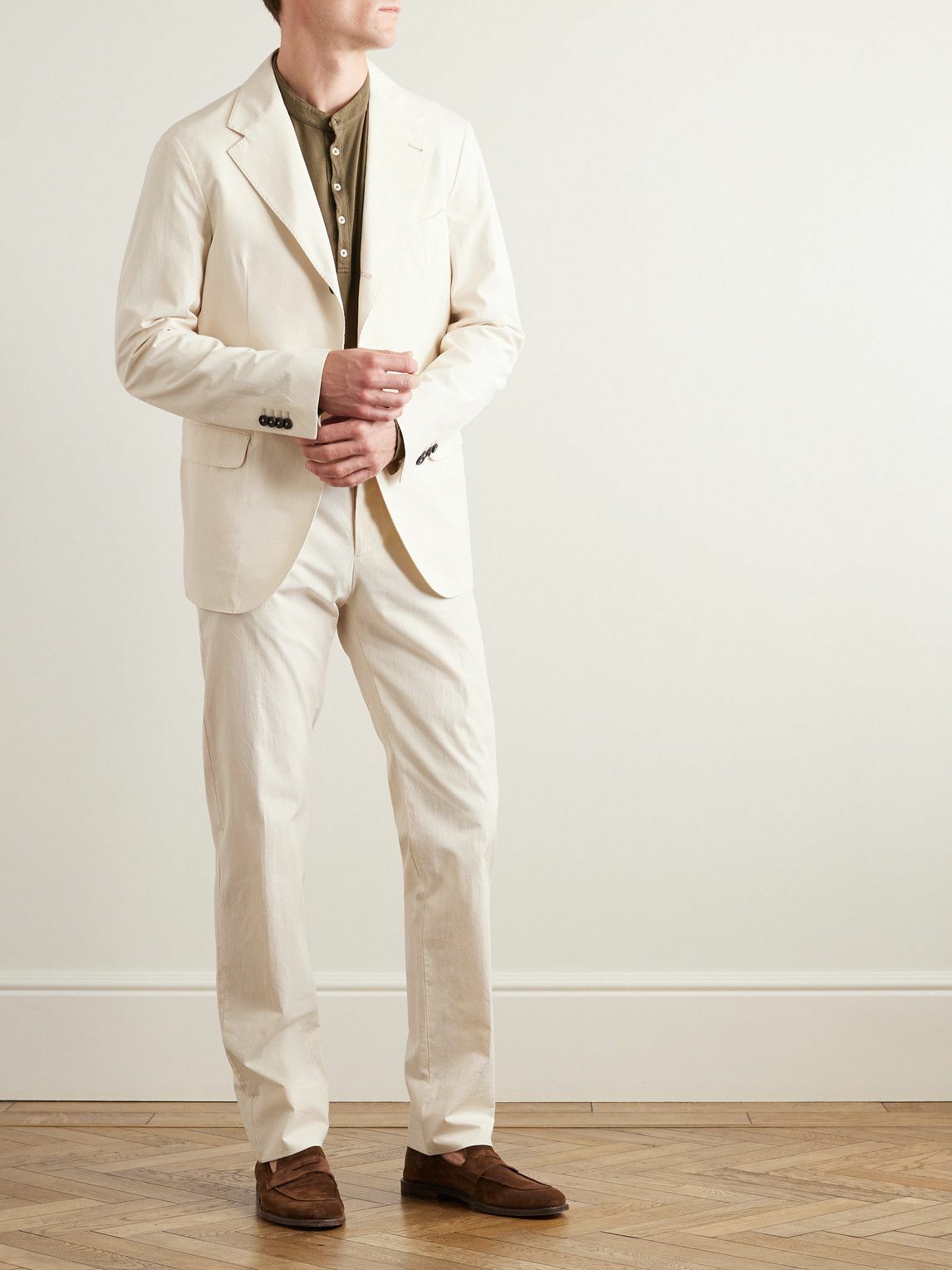 Massimo Alba - Sloop Cotton Suit - Neutrals Massimo Alba