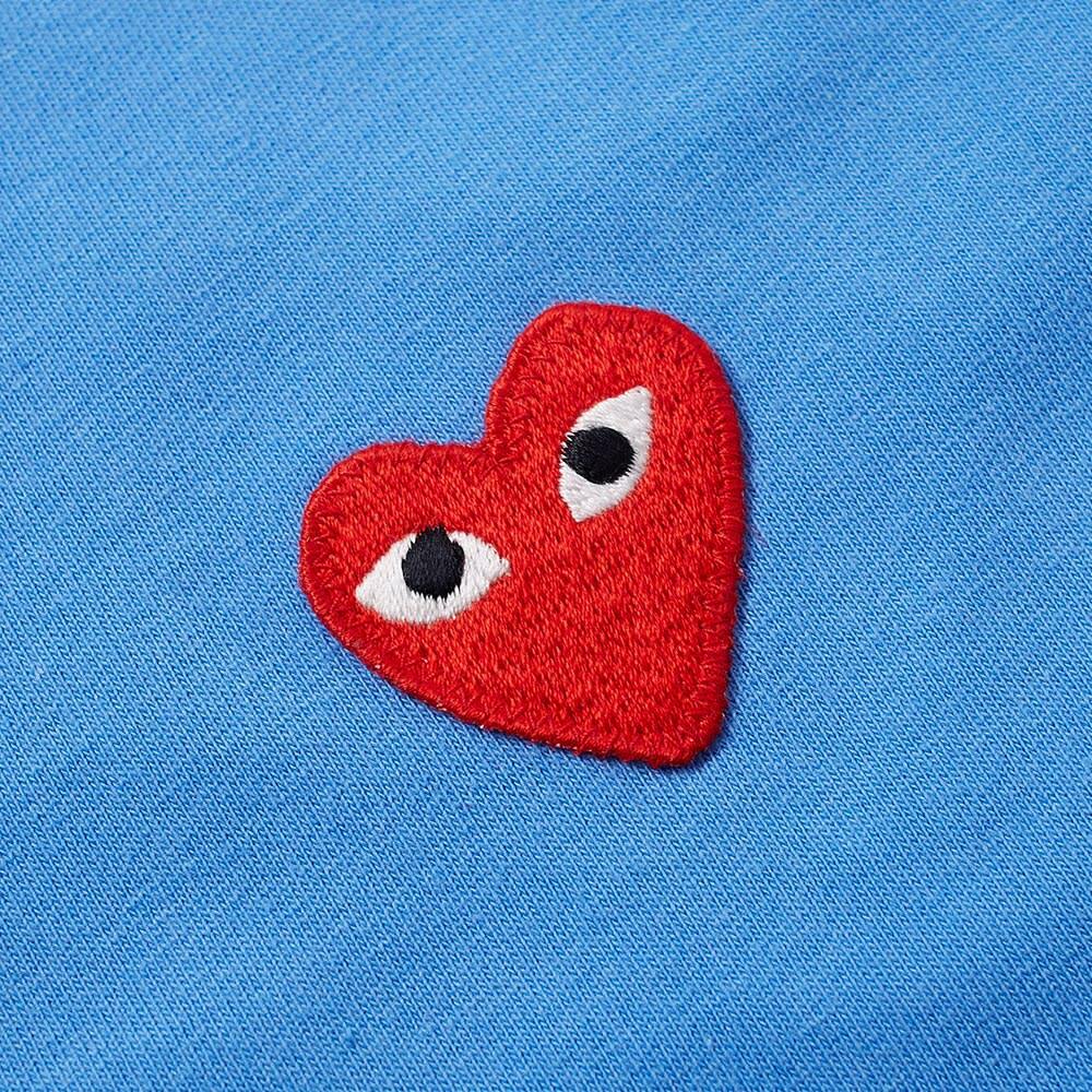 Comme des Garçons Play Women's Colour Series Logo T-Shirt in Blue Comme ...