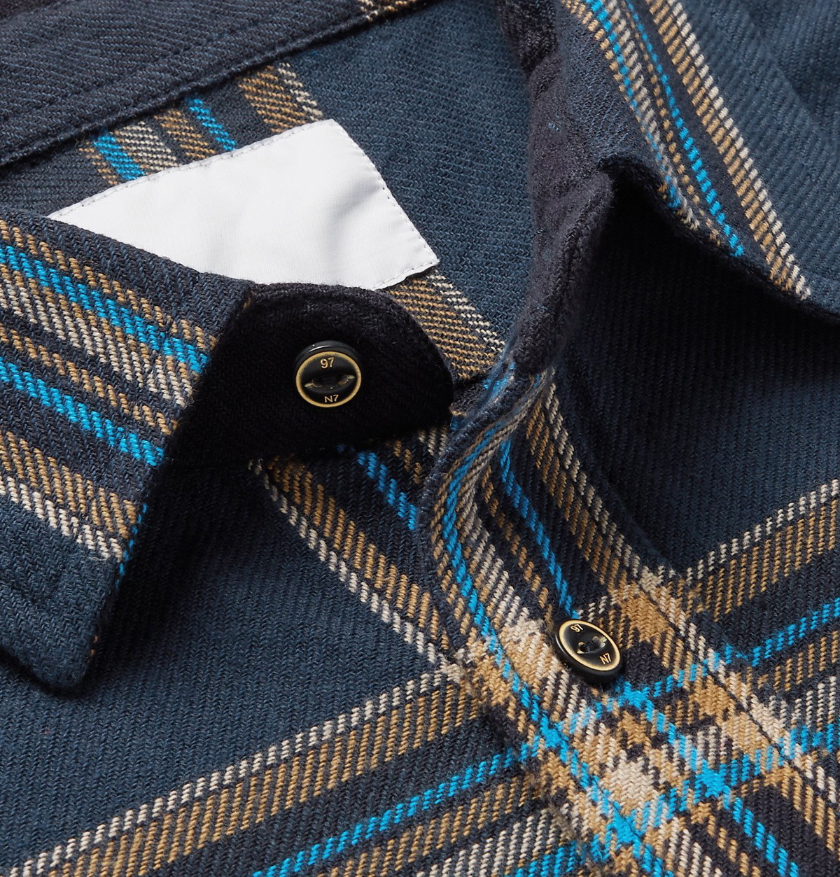 Adsum - Checked Cotton-Flannel Shirt - Blue Adsum