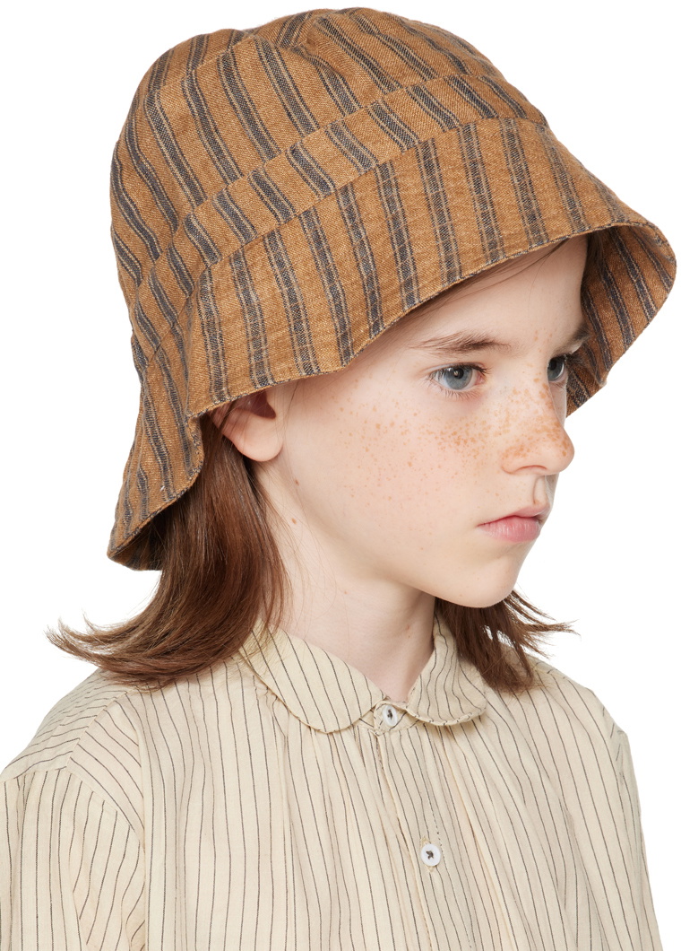 Caramel Kids Tan Cedrus Bucket Hat Caramel