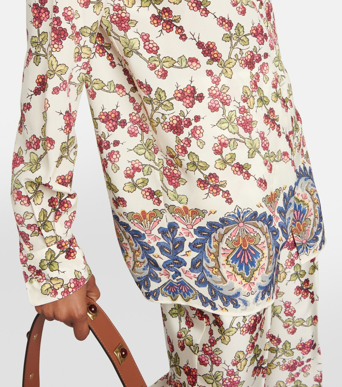 Etro Printed silk shirt Etro