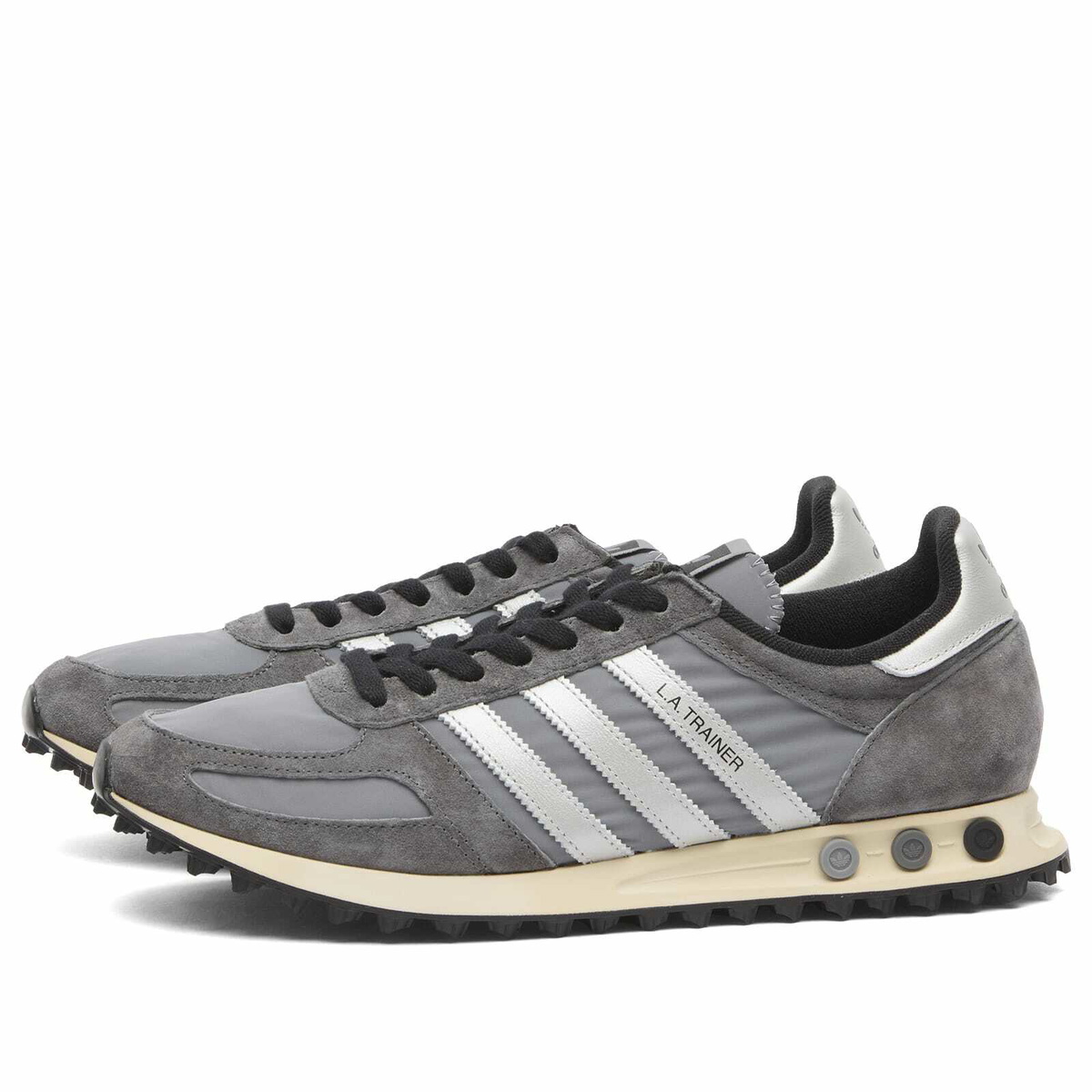 Adidas Men's La Trainer OG Sneaker in Grey Three/Silver Met./Off White ...