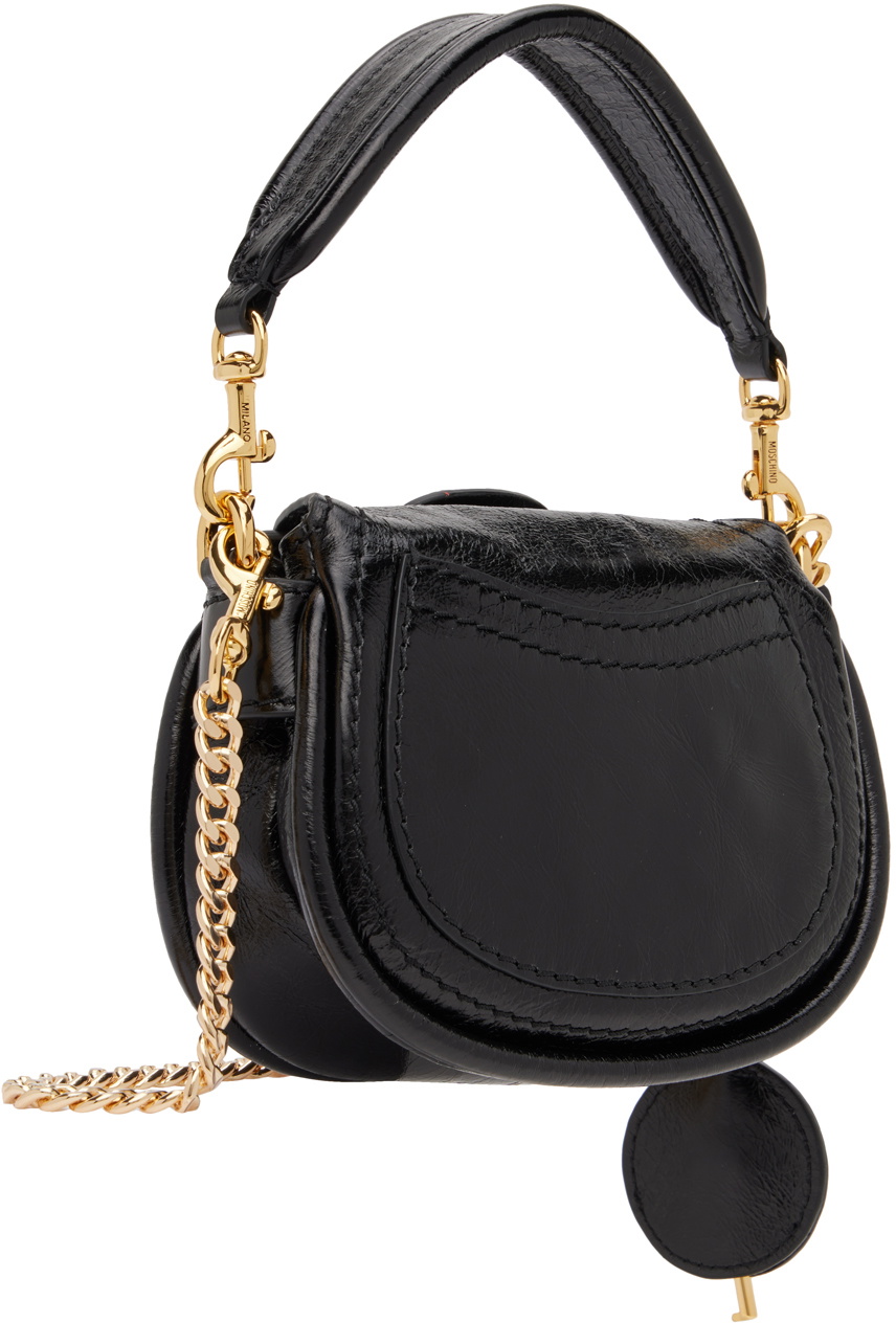 Moschino Black Teddy Lock Bag Moschino