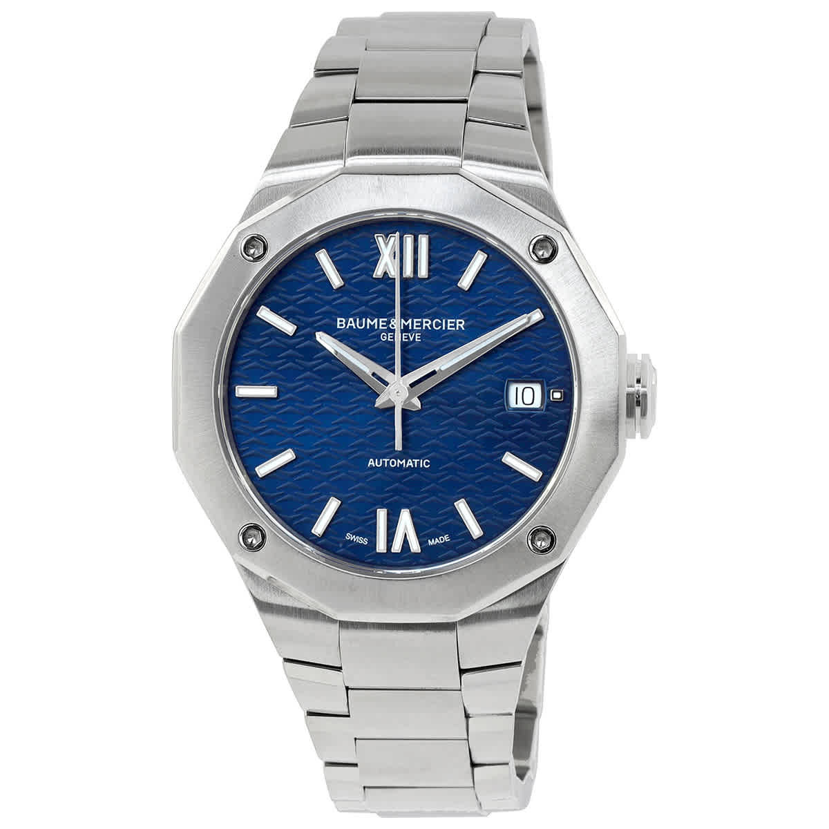Baume et Mercier Riviera Automatic Blue Dial Unisex Watch M0A10679 ...