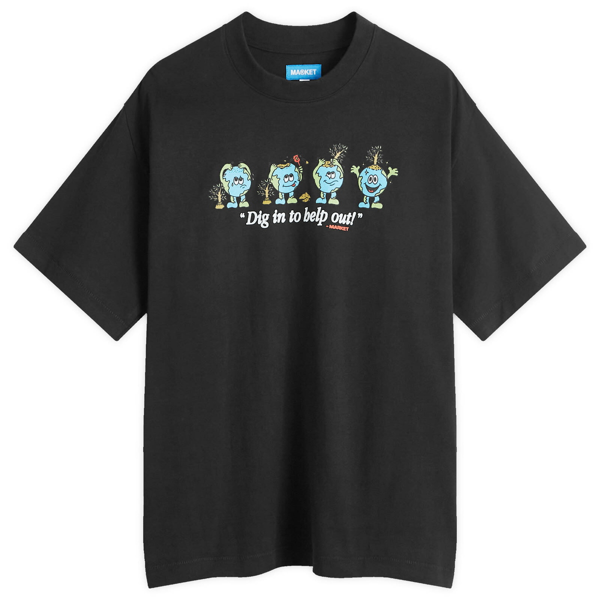 Market Men's Dig In T-Shirt in Black MARKET