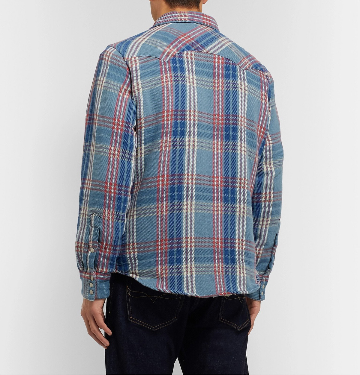 Polo Ralph Lauren - Faux Shearling-Lined Cotton-Flannel Overshirt ...