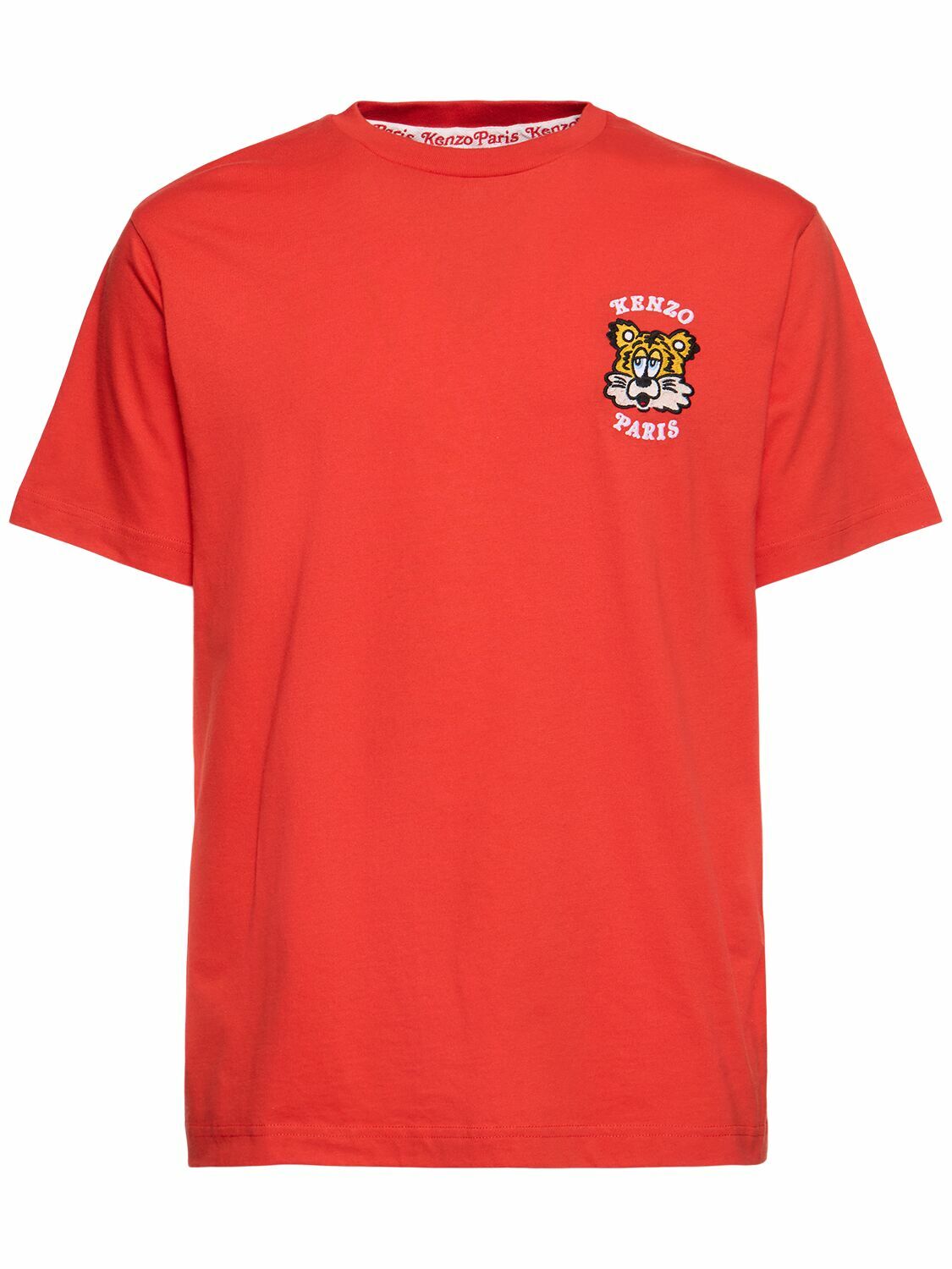 KENZO PARIS Verdy Embroidered Cotton T-shirt Kenzo