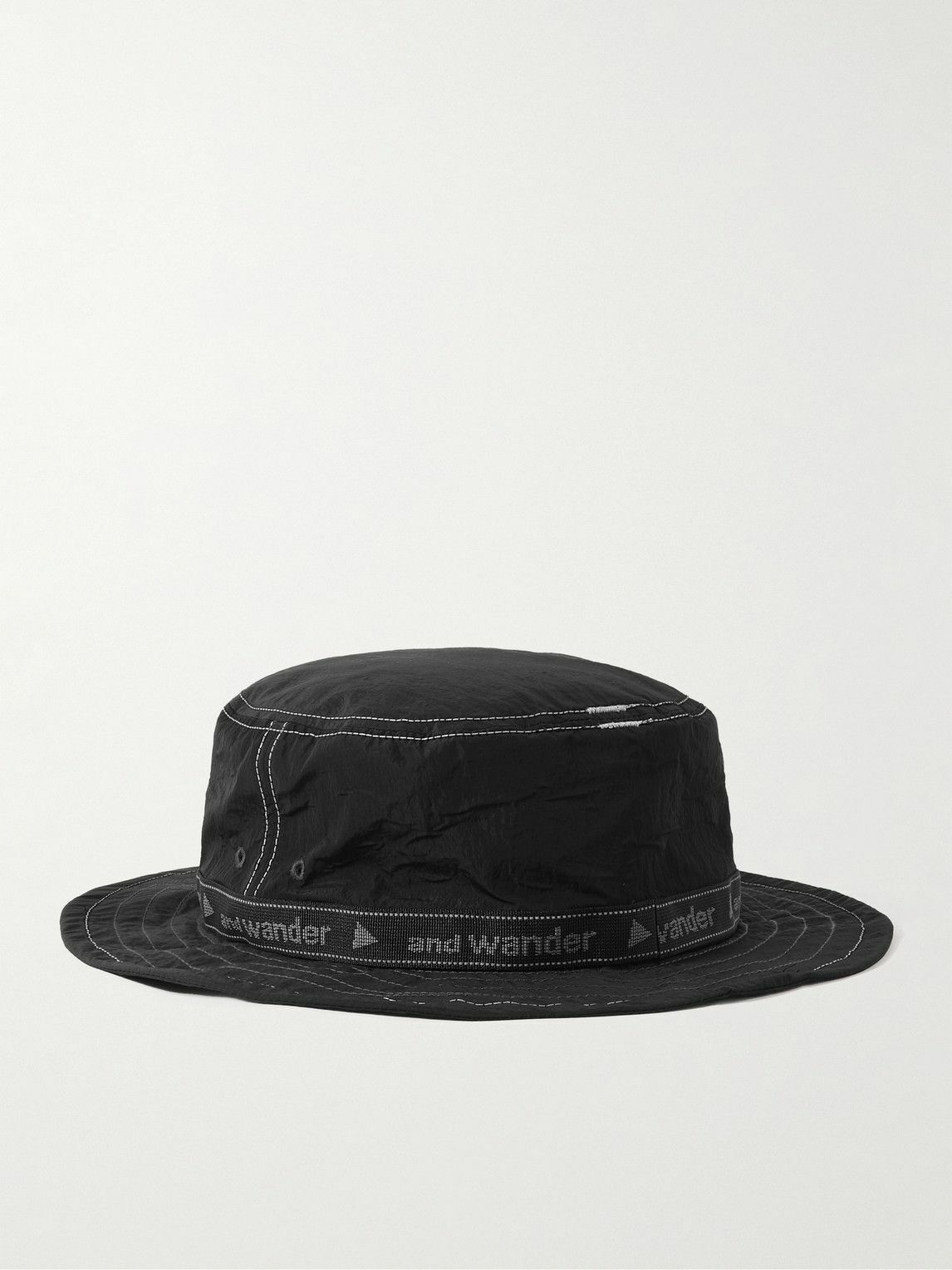 And Wander - JQ Tape Nylon-Ripstop Bucket Hat and Wander