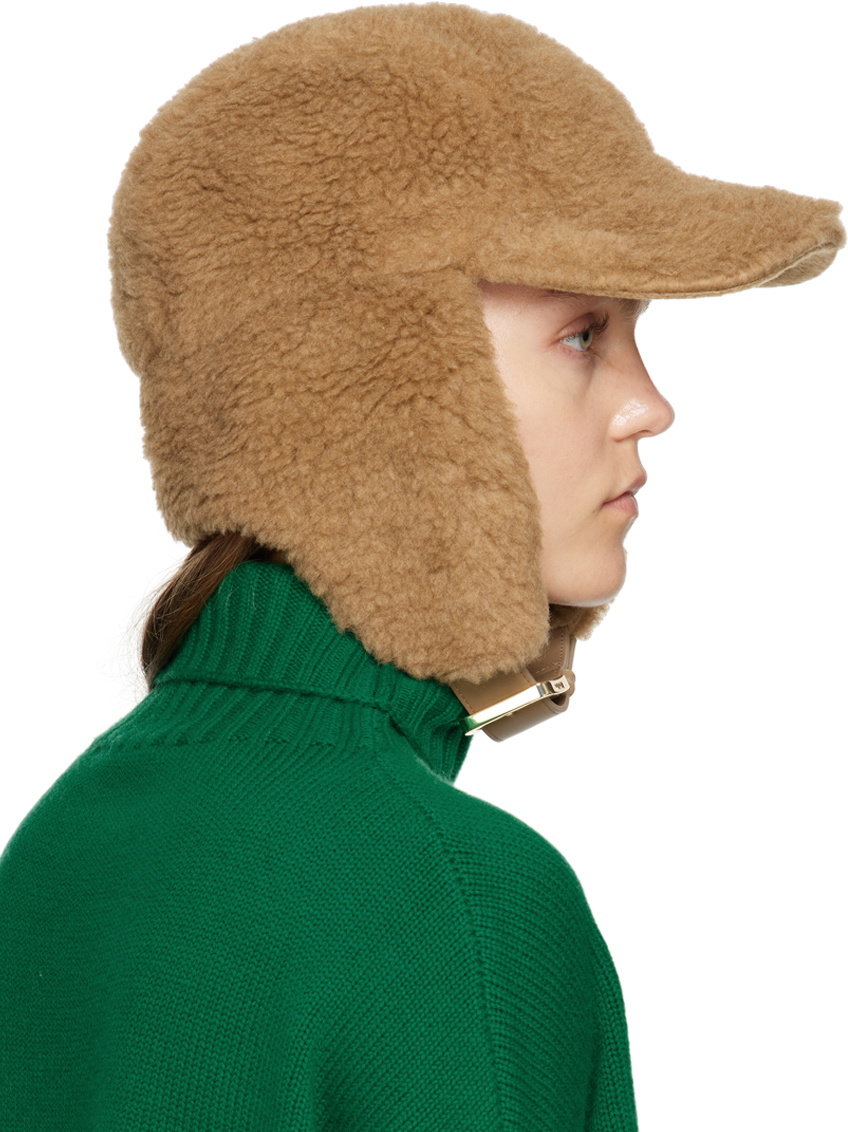 Max Mara Tan Piroga Cap Max Mara