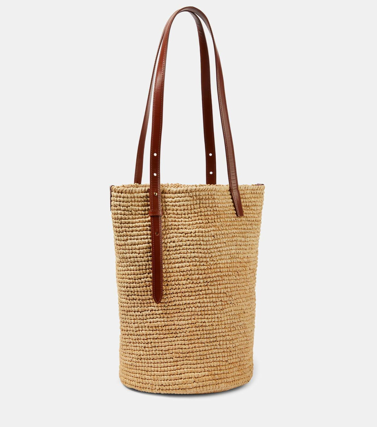Rabanne Logo raffia tote bag Paco Rabanne