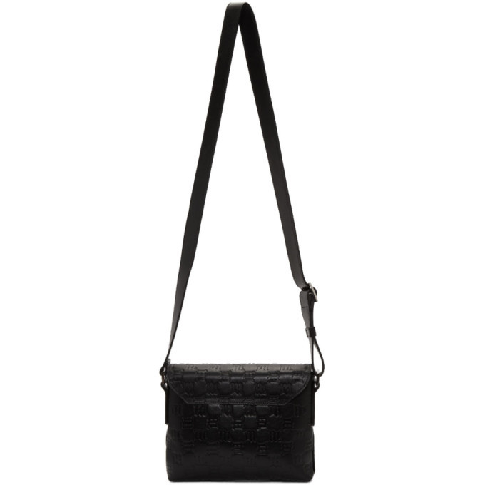 MISBHV Black Monogram Crossbody Bag MISBHV