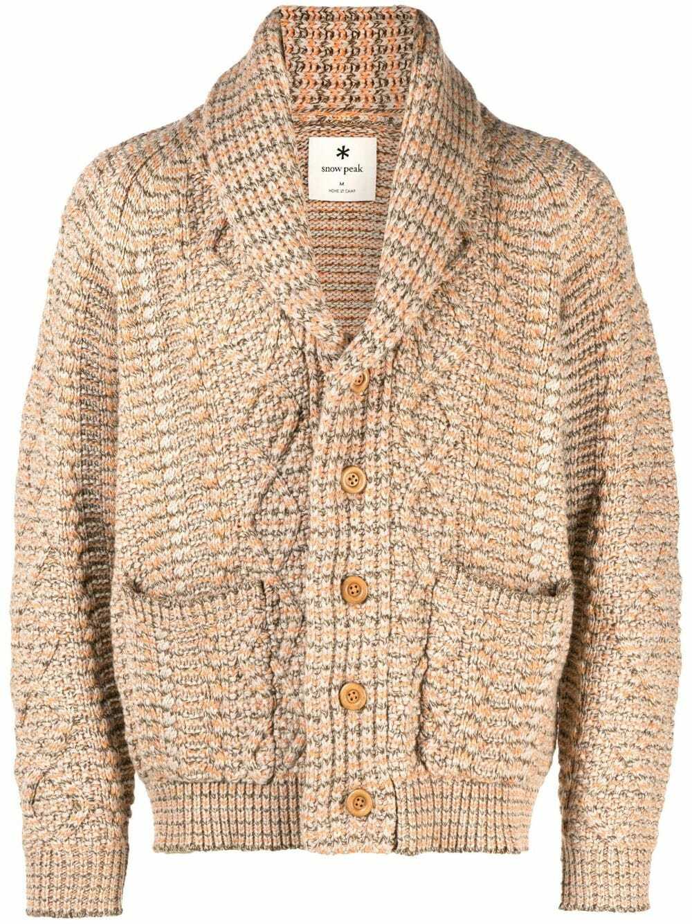 Snow Peak Wool Blend Cardigan Snow Peak