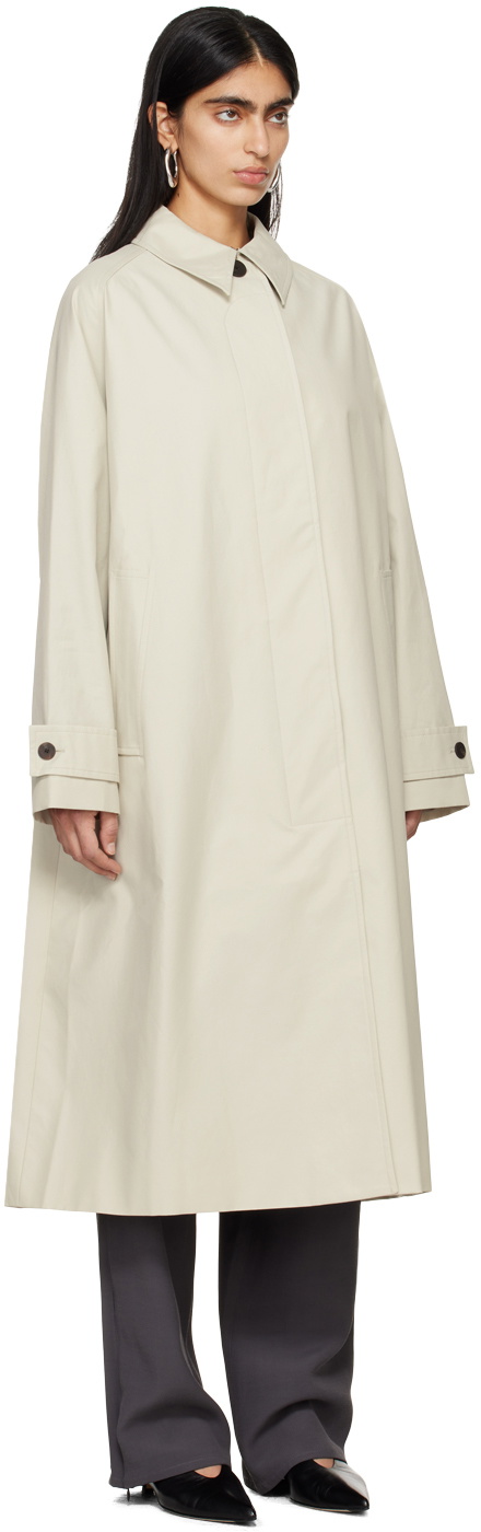 Studio Nicholson Off-White Holin Trench Coat Studio Nicholson