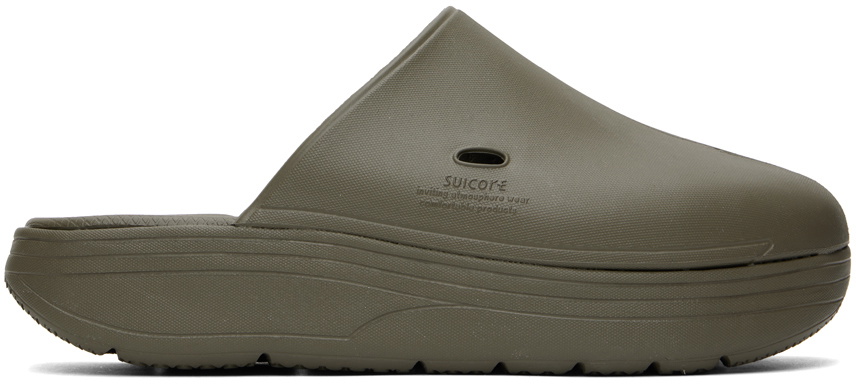 Suicoke Khaki Polk Slippers Suicoke