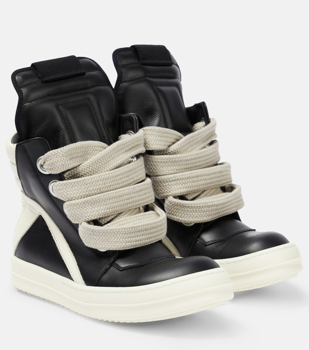 Rick Owens - Goebasket Jumbo leather sneakers Rick Owens