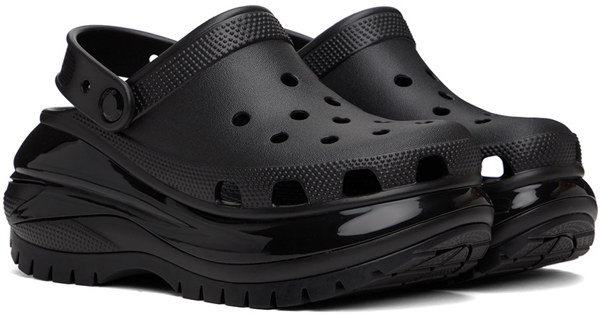 Crocs Black Mega Crush Clogs Crocs