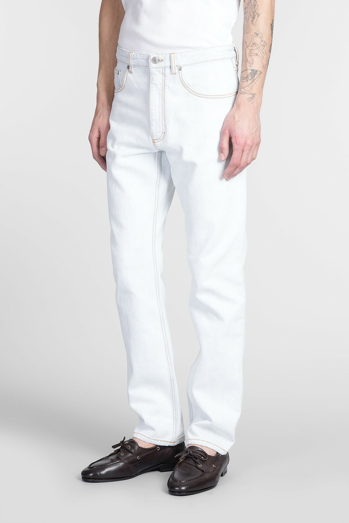 Bally Jeans In Cyan Cotton Bally