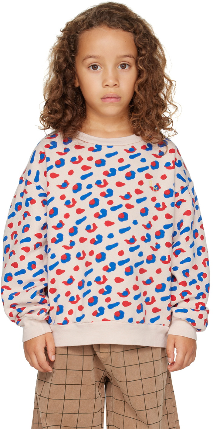 Bonmot Organic Kids Pink Leopard Sweatshirt Bonmot Organic