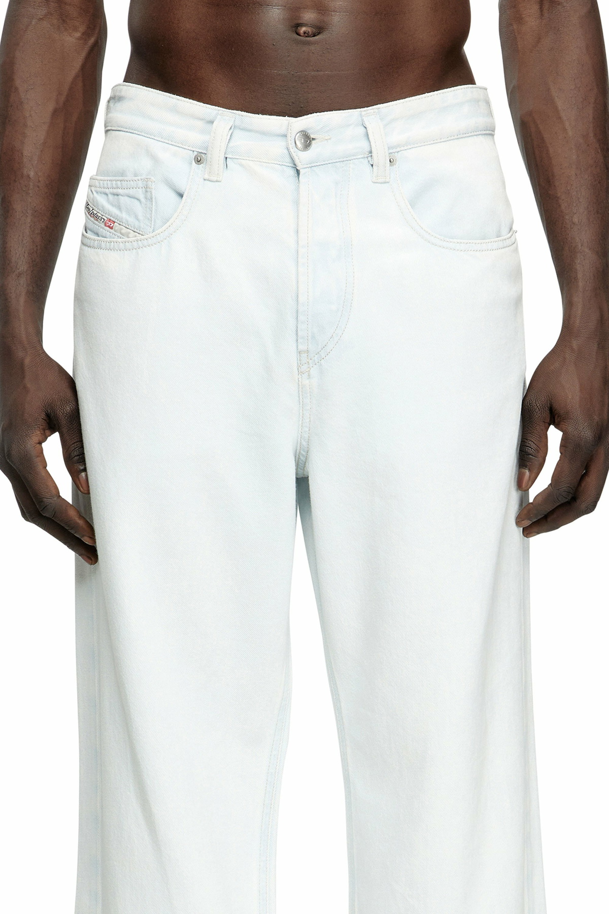 Diesel Relaxed Jeans - 2001 D-Macro - Jeans Mens in Blue Diesel