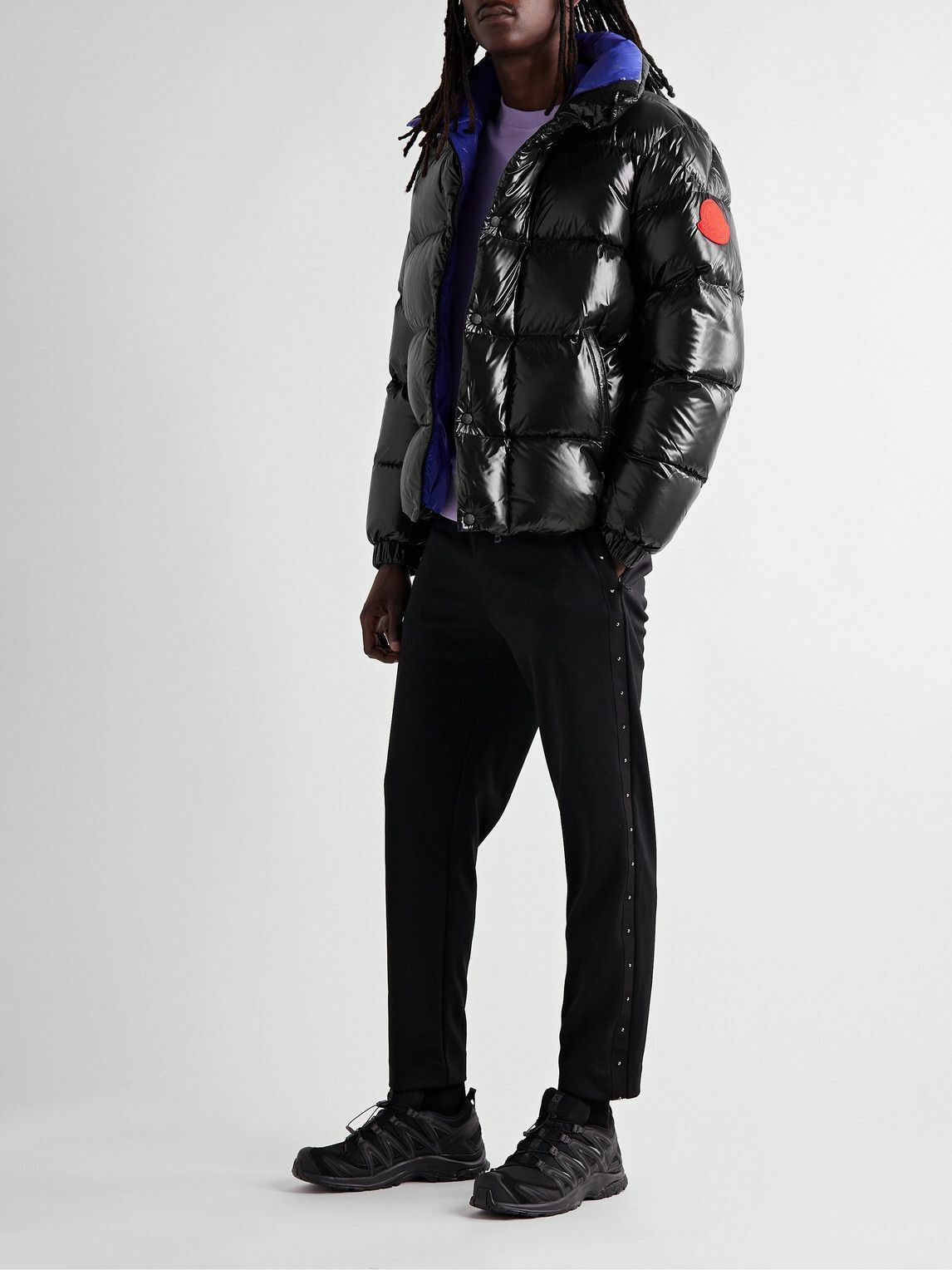 Moncler Genius - 2 Moncler 1952 Dervo Logo-Appliquéd Quilted Glossed ...