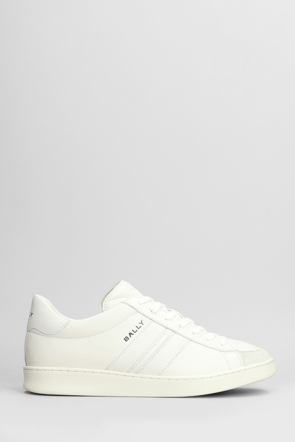 Bally White Leather Sneakers Bally