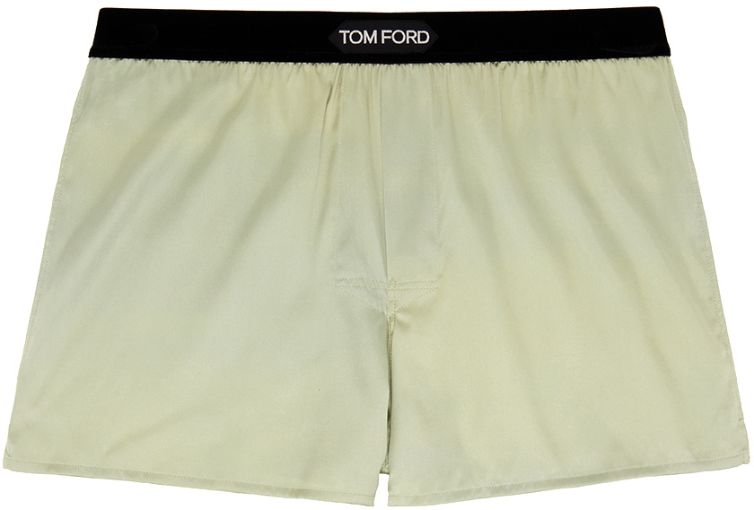 TOM FORD Green Patch Boxers TOM FORD