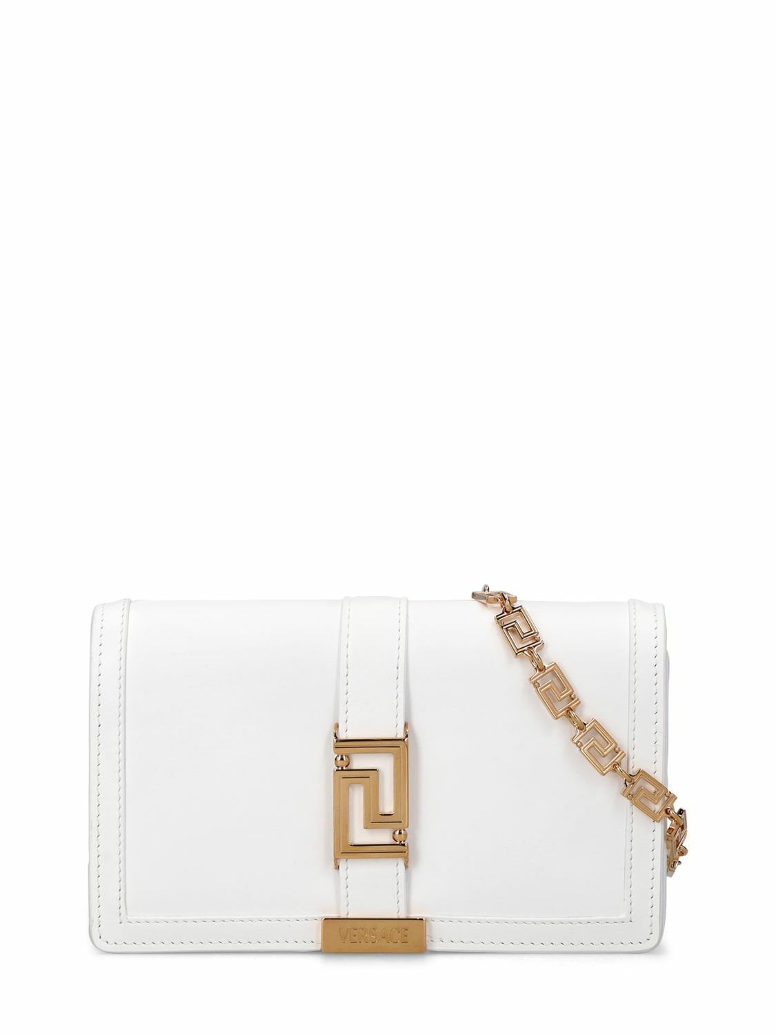 VERSACE - Greca Goddess Leather Chain Wallet Versace