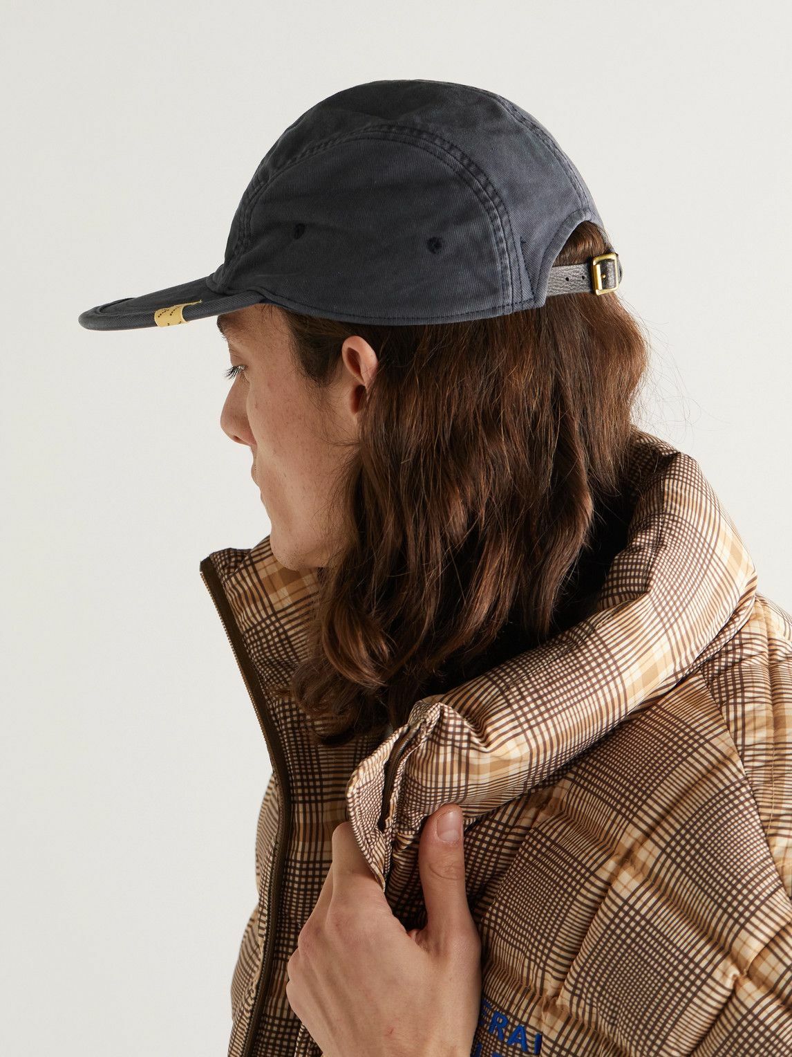 Visvim - Leather-Trimmed Cotton Baseball Cap Visvim