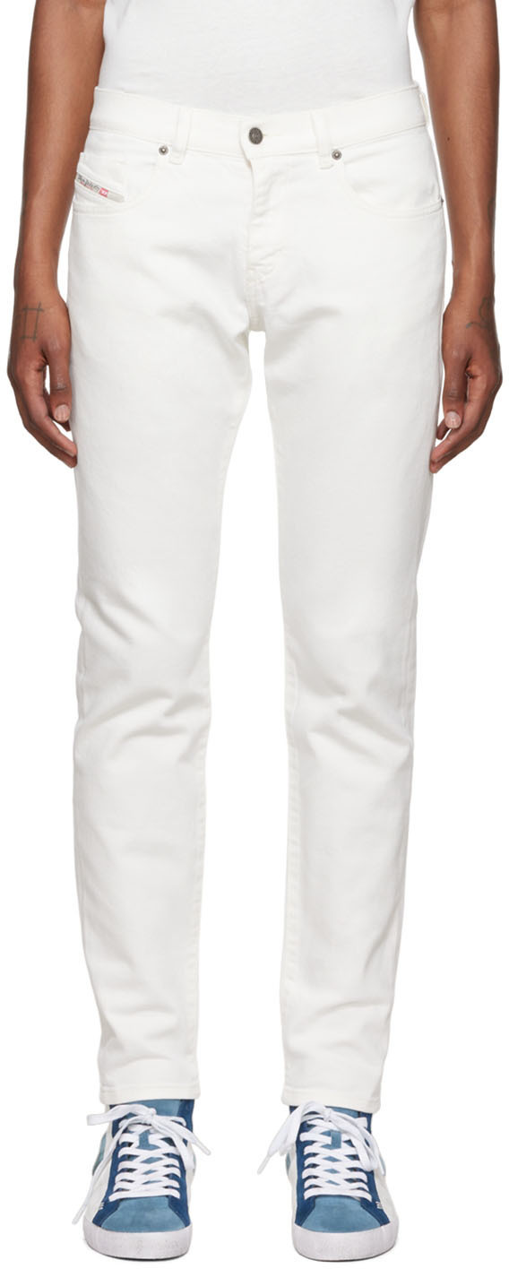 Diesel White D-Strukt Jeans Diesel