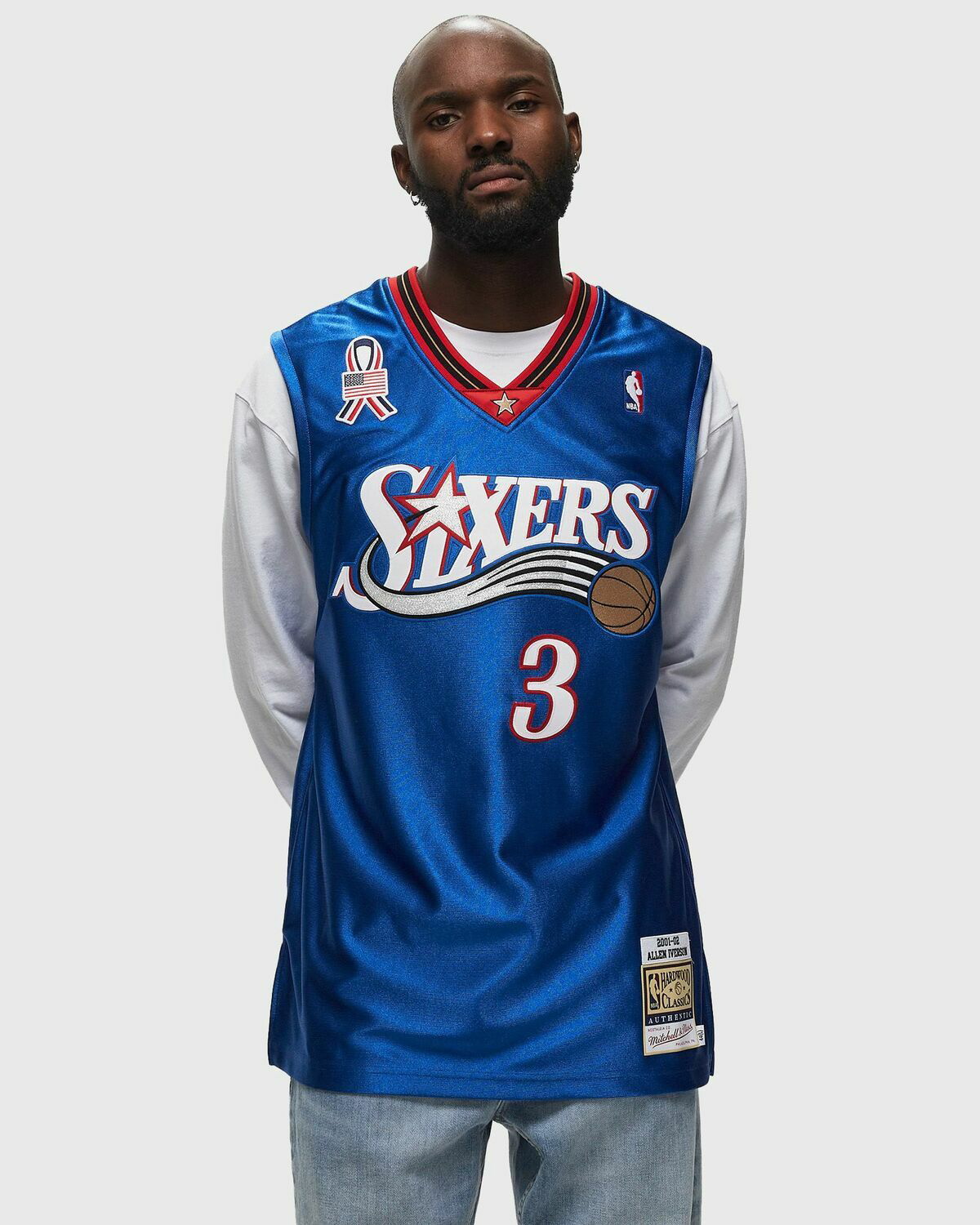Mitchell & Ness Nba Authentic Jersey Philadelphia 76 Ers Alternate 2001 ...