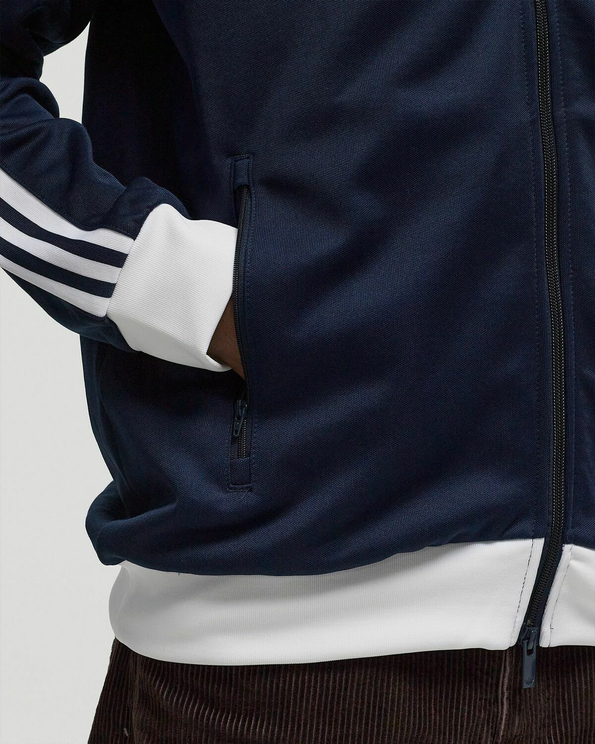 Adidas CLASSIC TRACKTOP Blue Mens Track Jacket adidas