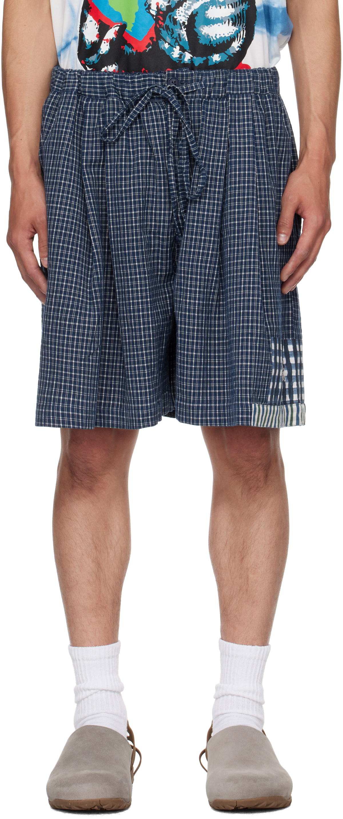 Story mfg. Indigo Bridge Shorts Story Mfg.