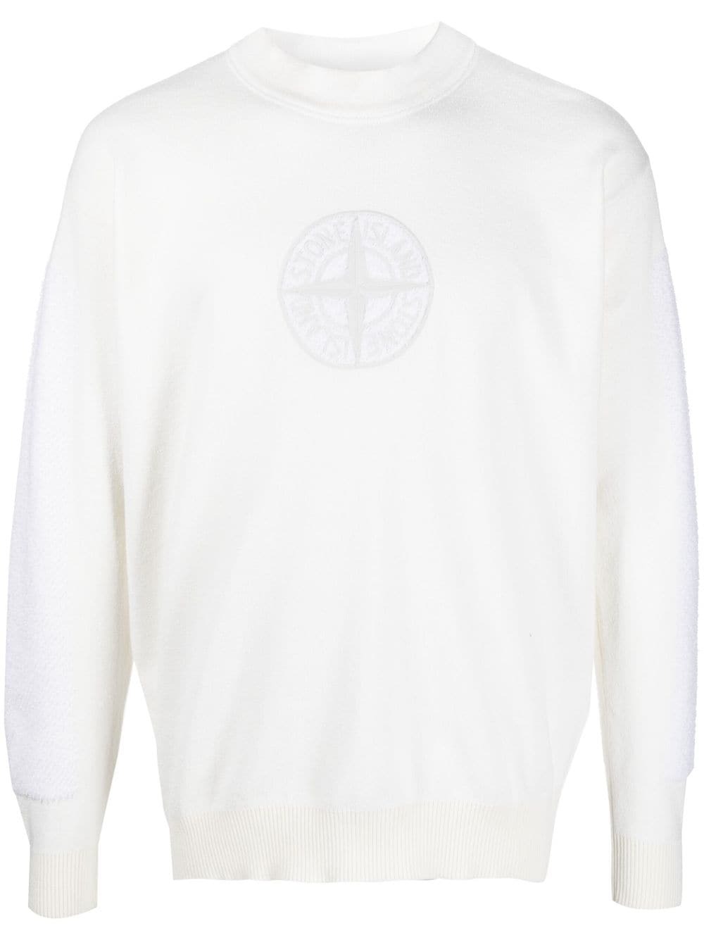 STONE ISLAND - Logo Crewneck Jumper Stone Island