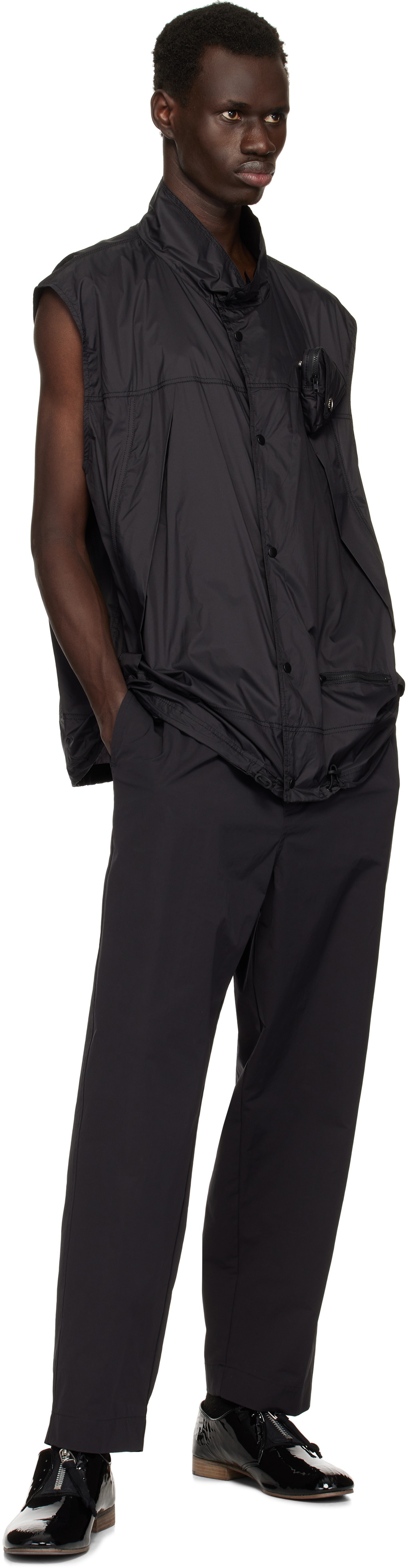 Toga Virilis Black Ripstop Vest Toga Virilis