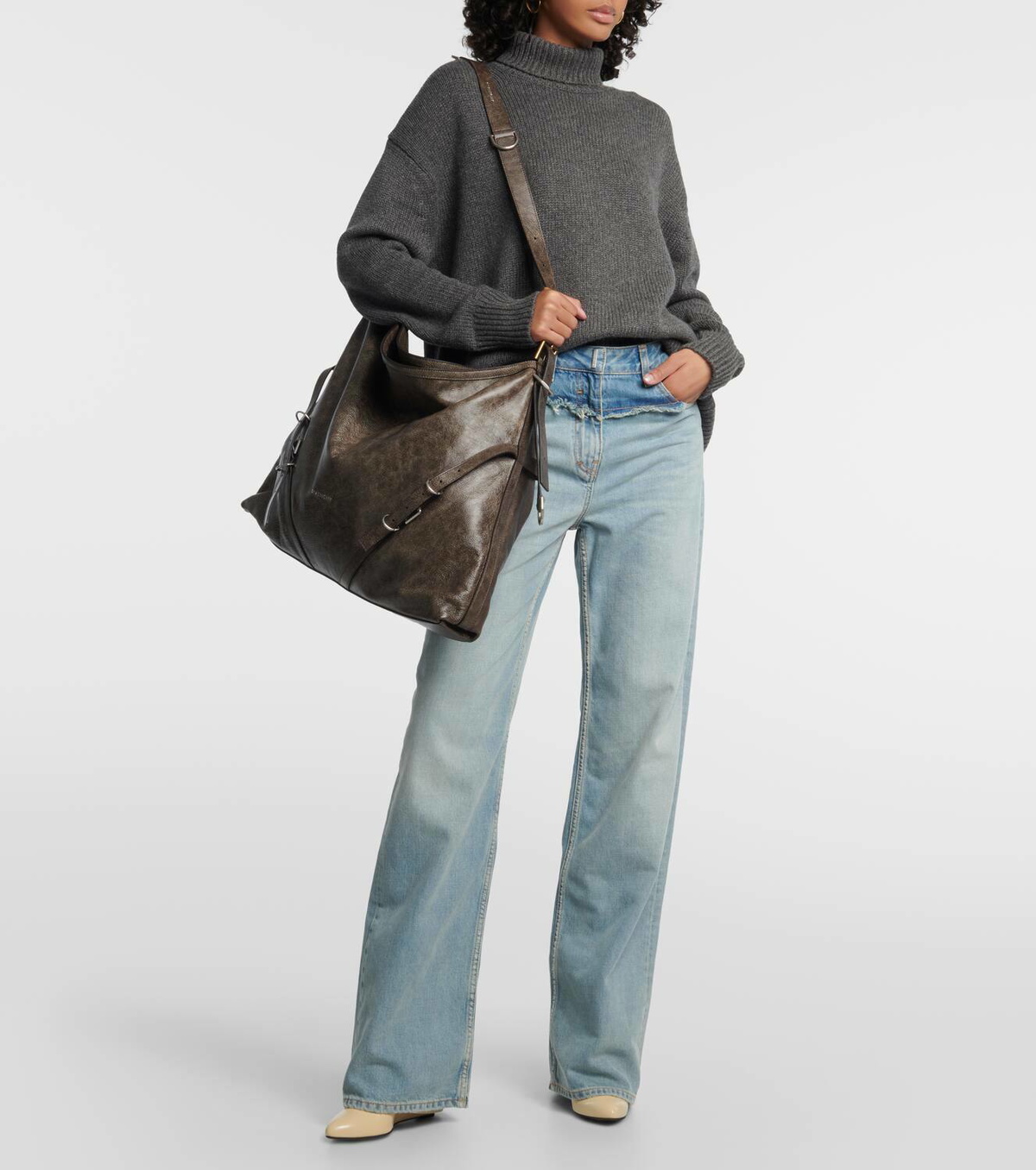 Givenchy Voyou Large leather shoulder bag Givenchy