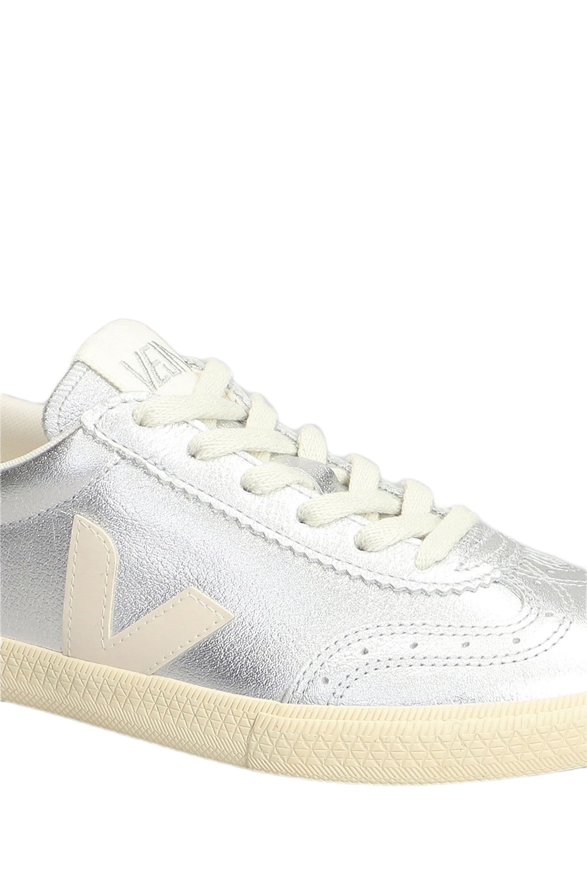 Veja Volley O.t Sneakers In Silver Leather VEJA