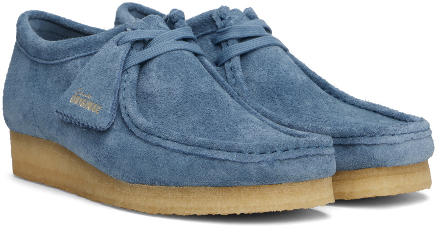 Clarks Originals Blue Wallabee Derbys Clarks Originals