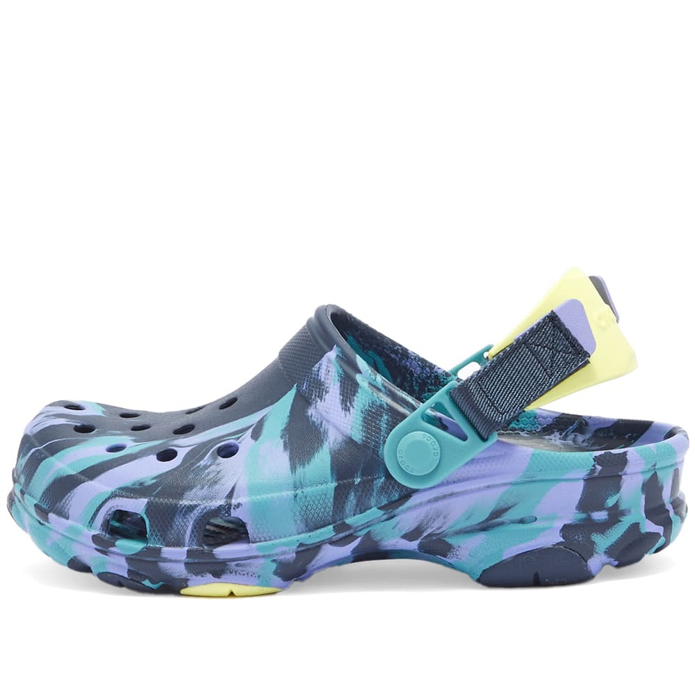 Crocs Classic All-Terrain Marbled Clog in Navy/Multi Crocs