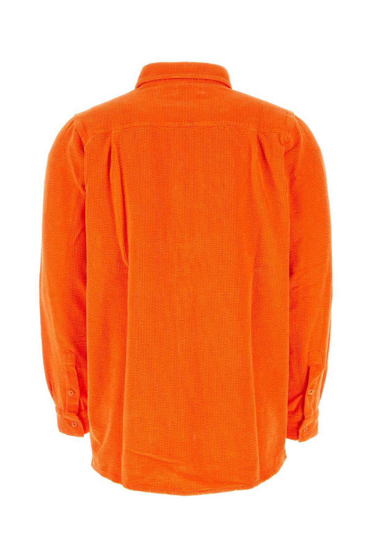 ERL Orange Corduroy Shirt ERL