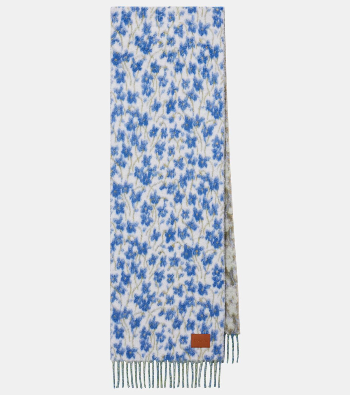 Loewe Floral wool-blend scarf Loewe