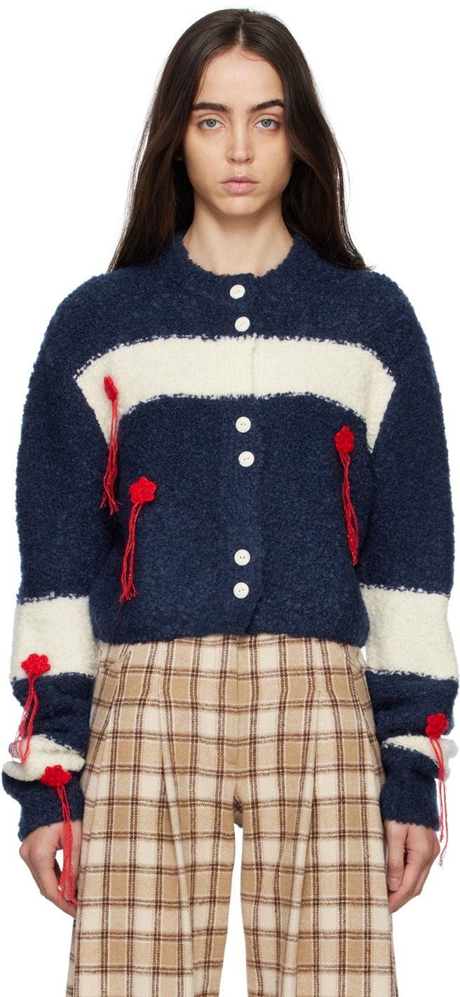 Kijun Navy Comet Cardigan Kijun