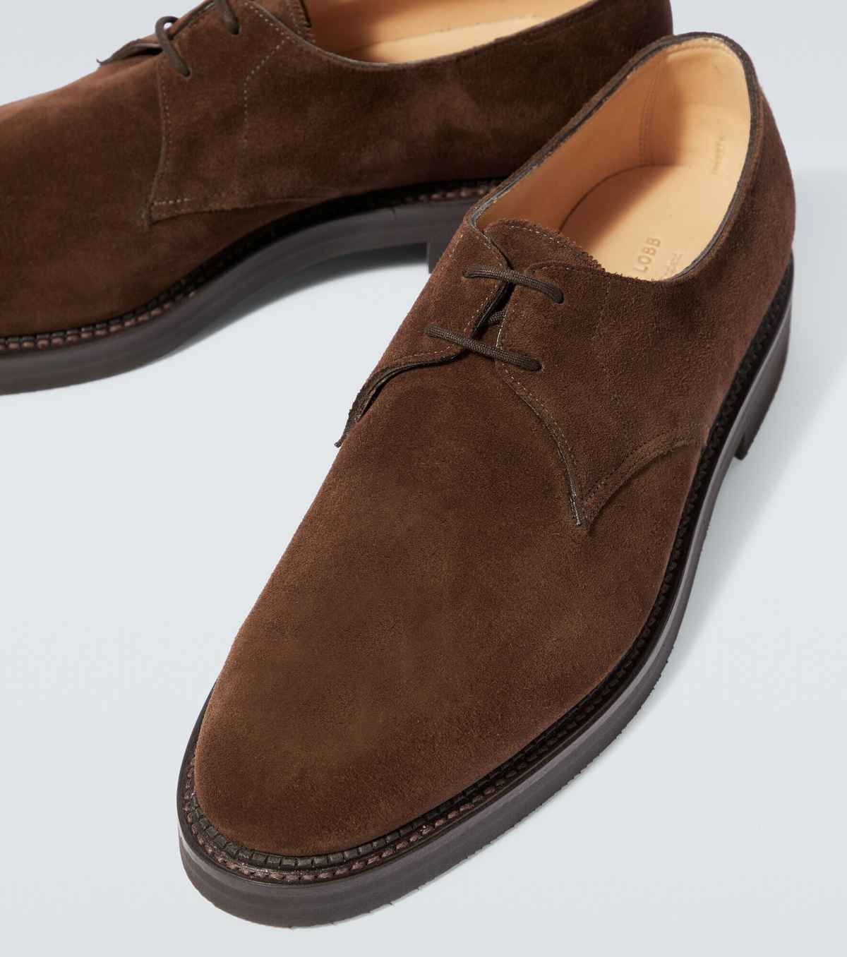 John Lobb - Haldon Derby suede shoes John Lobb