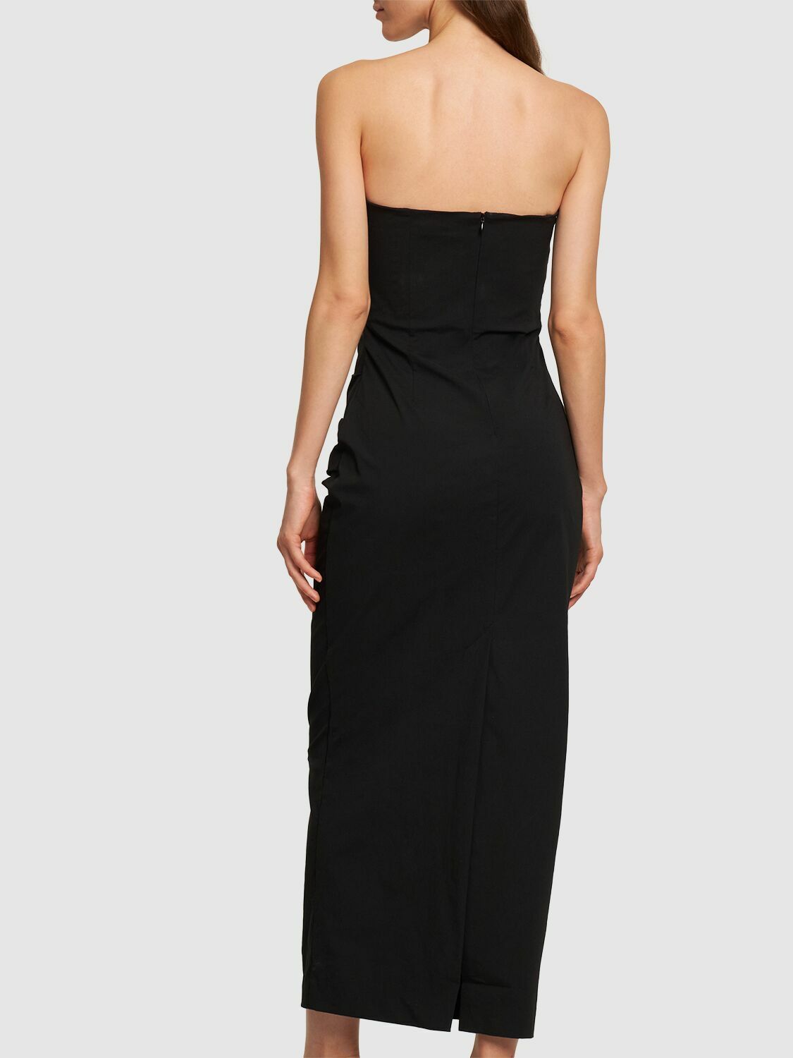 BEC + BRIDGE Zelie Strapless Tech Blend Maxi Dress BEC + BRIDGE