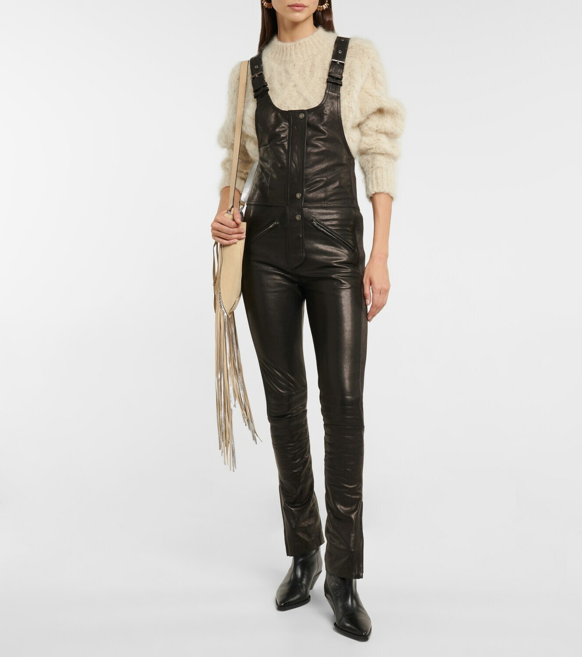 Isabel Marant - Apolina leather overalls Isabel Marant