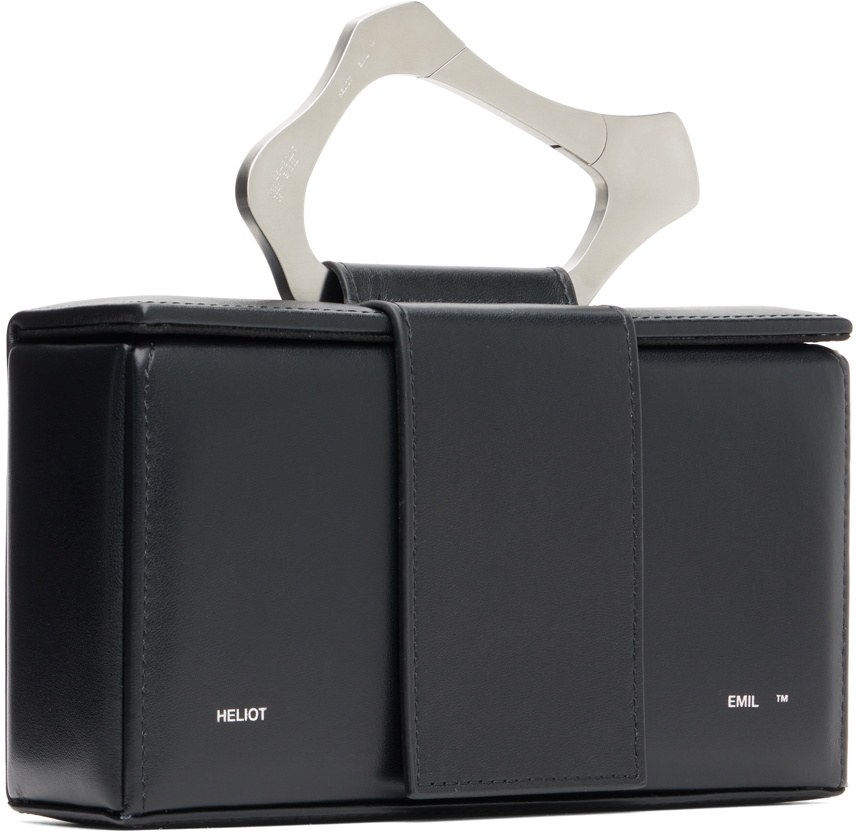 HELIOT EMIL Black Charred Carabiner Bag Heliot Emil