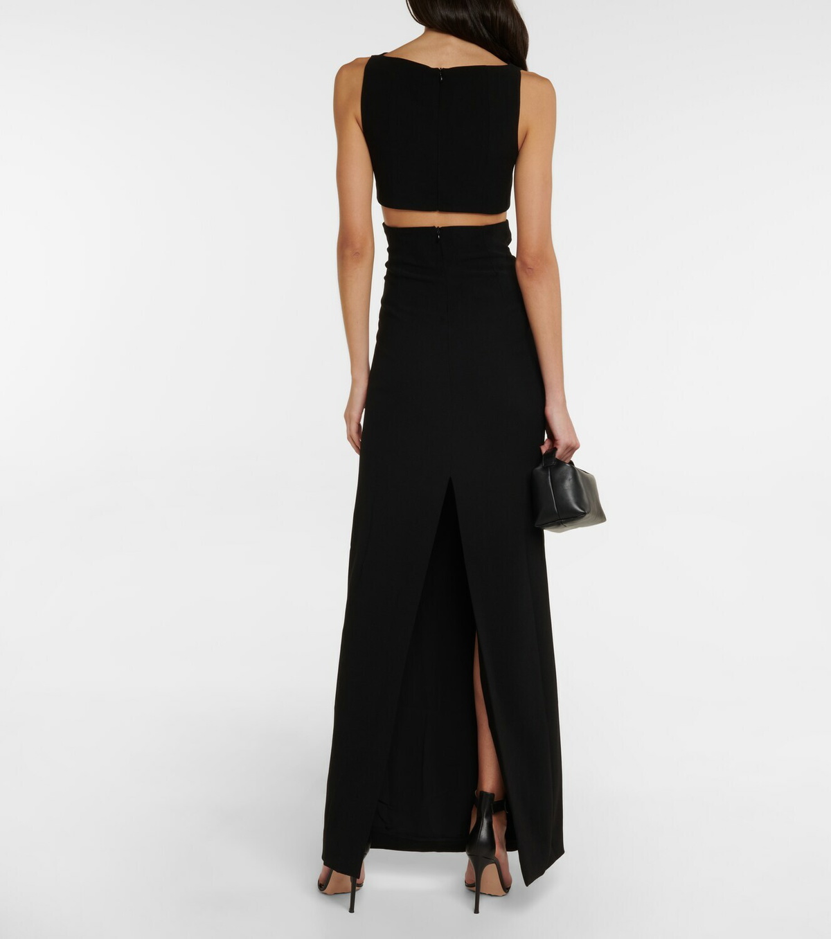 Mônot Cutout crêpe gown Monot